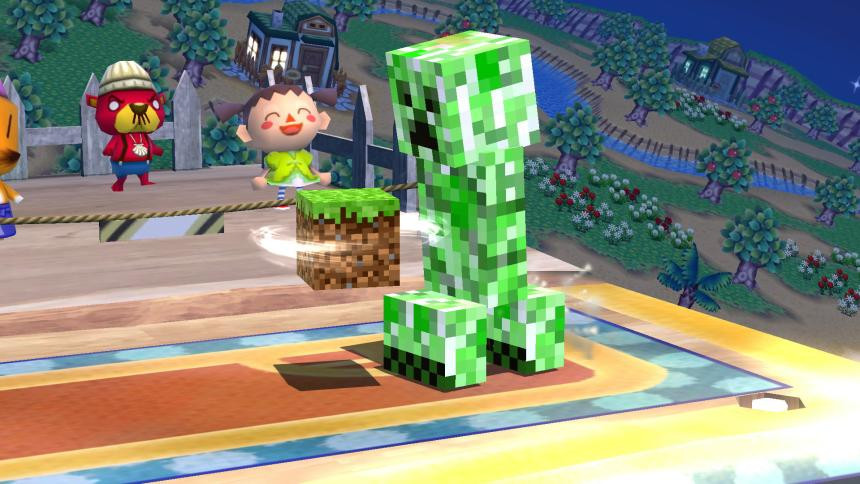 Creeper Mod for Super Smash Bros. (Wii U) | SSB4U Mods