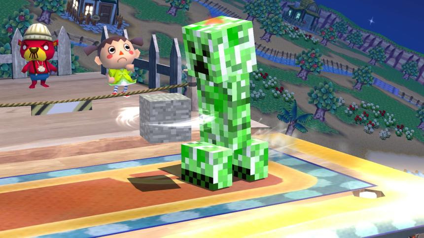 Creeper Mod for Super Smash Bros. (Wii U) | SSB4U Mods