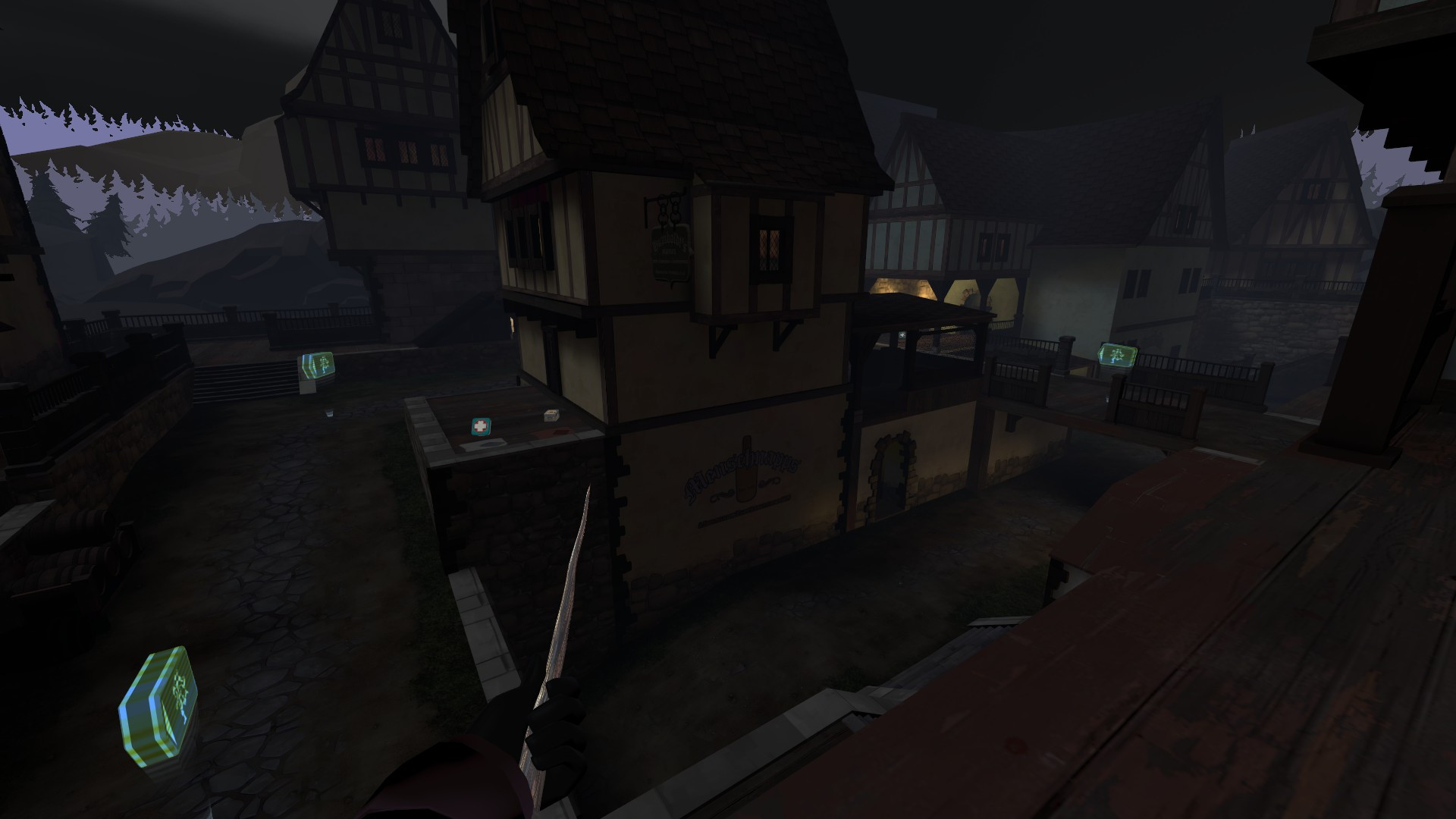 Rottenburg but its night time Mod for Team Fortress 2 | TF2 Mods