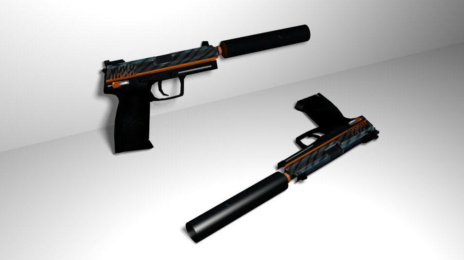 Grey Tiger USP Mod for Counter-Strike: Source | CS:S Mods