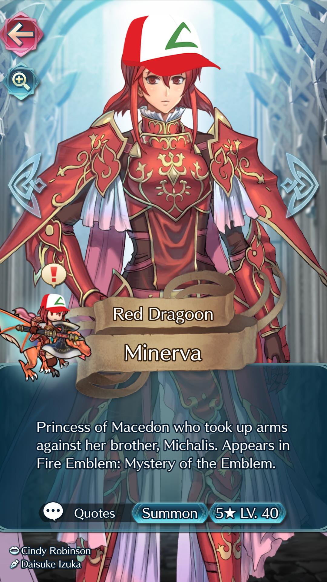 Minerva's Charizard [Fire Emblem Heroes] [Mods]