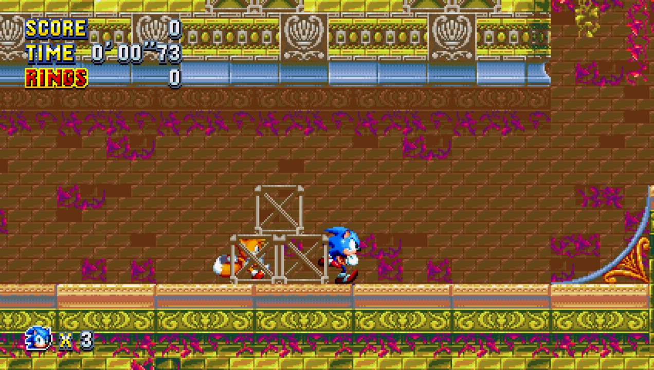 press garden dusk to night Mod for Sonic Mania | SM Mods