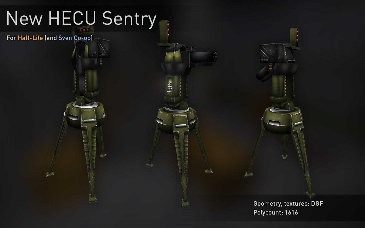 HD HECU Sentry Mod for Sven Co-op | SC Mods