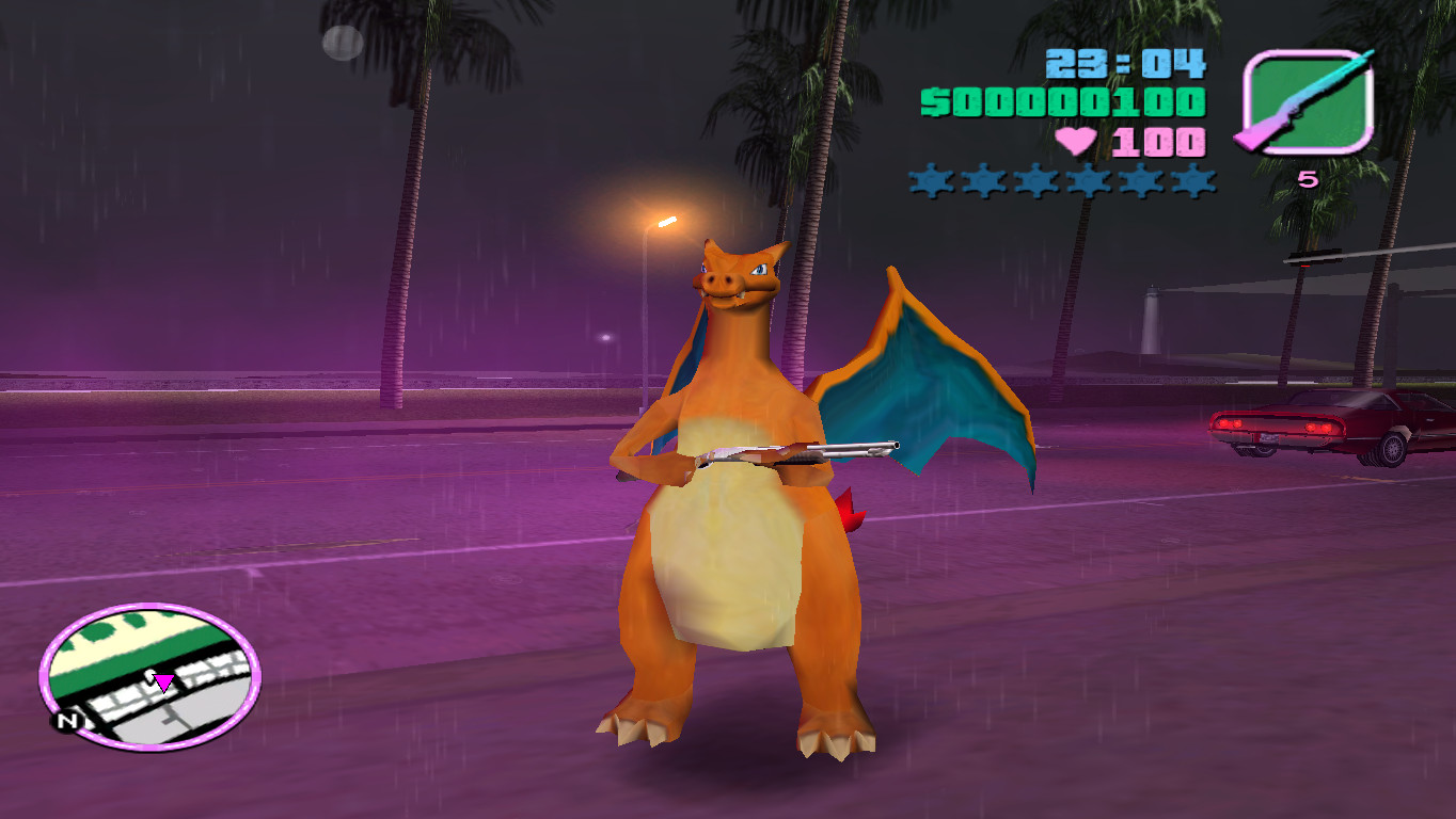 Pokken Tournament Charizard Mod for Grand Theft Auto: Vice City | GTA ...