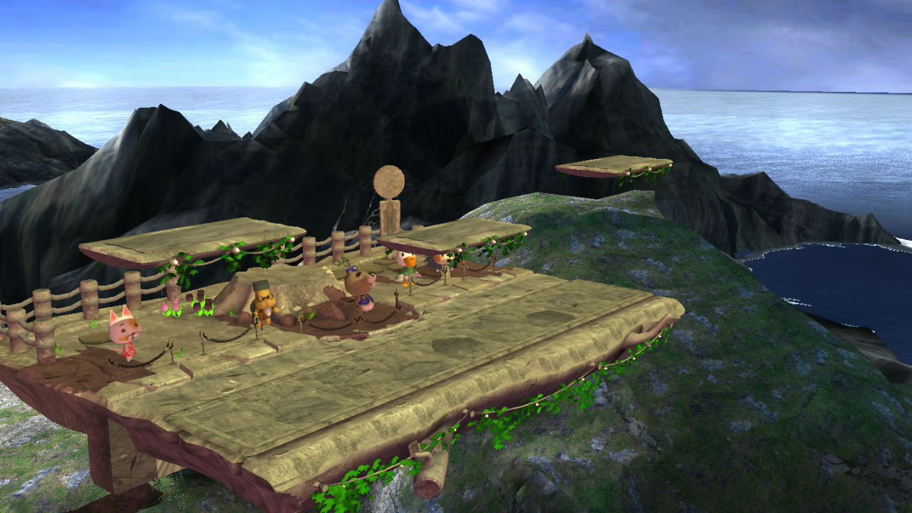 deserted island town and city [Super Smash Bros. (Wii U)] [Mods]