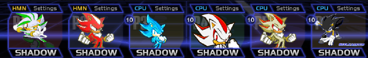 Shadow Pack 10 Skins Mod for Super Smash Bros. Crusade | SSBC Mods