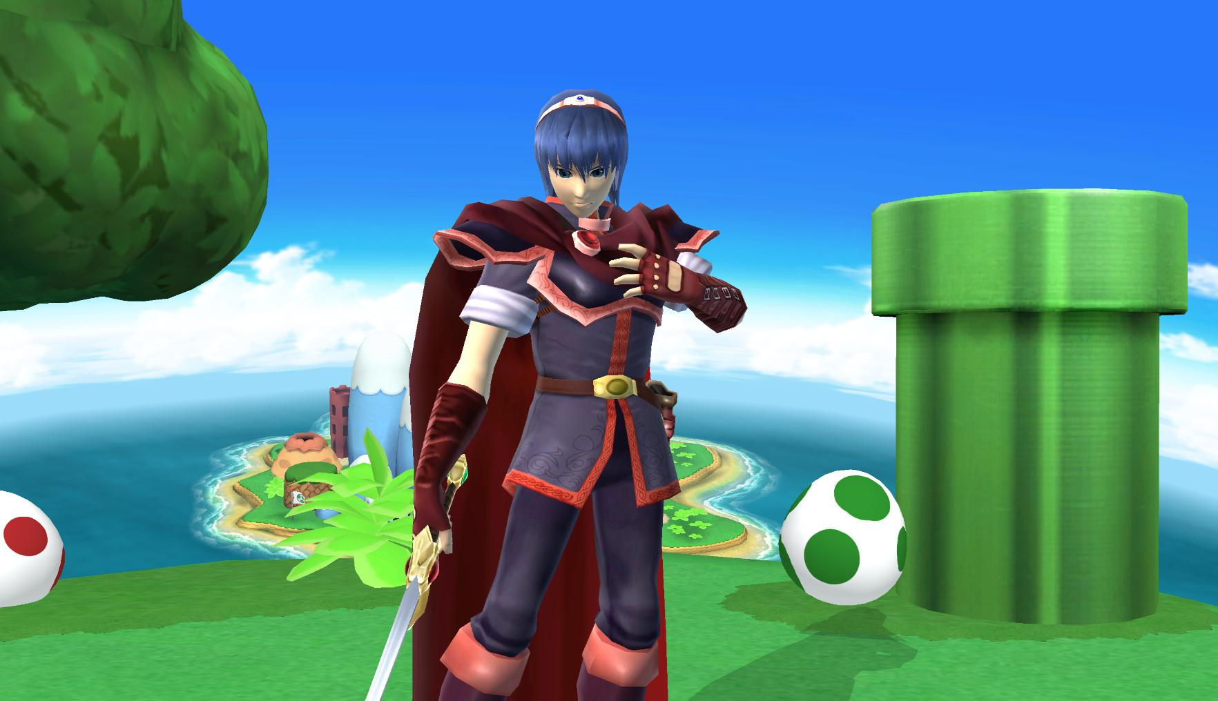 Smash 3C Brawl Marth Mod for Super Smash Bros. Brawl | Brawl Mods