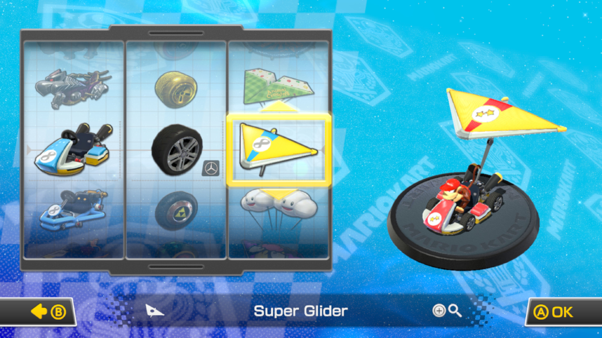 Diddy Kong's standard parts and emblem Mod for Mario Kart 8 | MK8 Mods