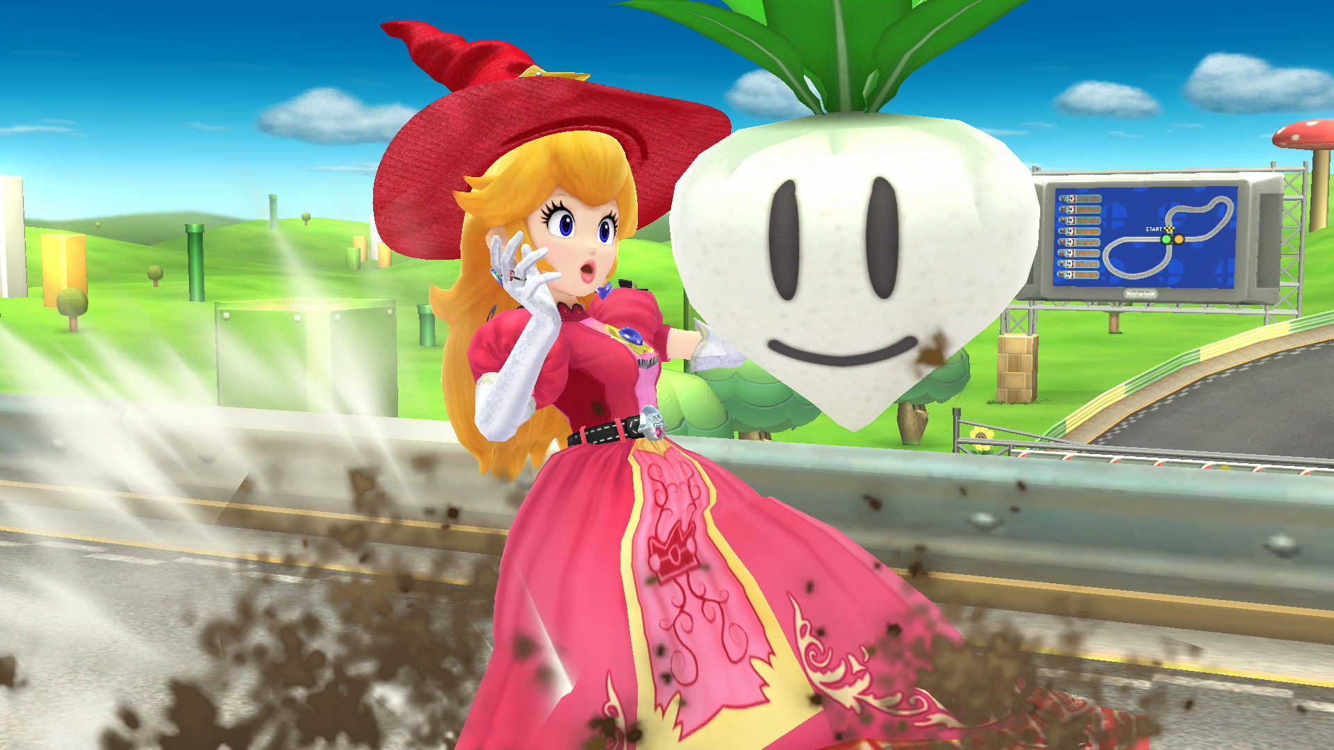 Horror Land Peach Mod for Super Smash Bros. (Wii U) | SSB4U Mods