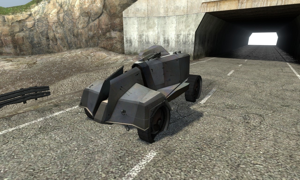 New driveable Combine APC (buggy replacement) Mod for Half-Life 2 | HL2 Mods