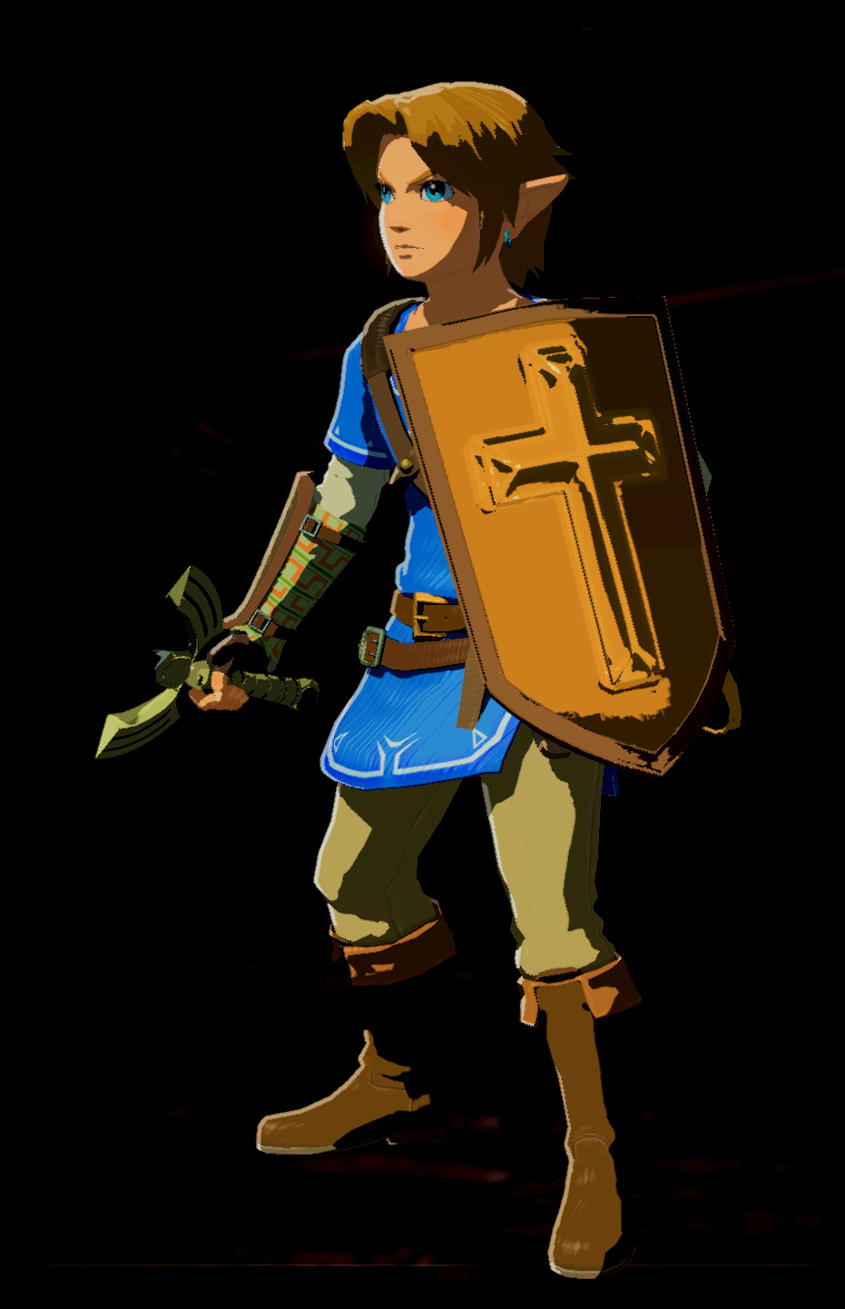 Adverture of Link Cross Shield [The Legend of Zelda: Breath of the Wild ...