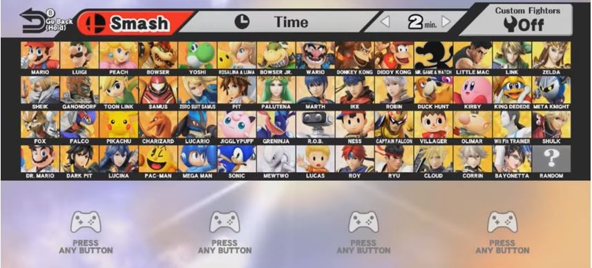 A Better Chronologically Organized CSS Layout [Super Smash Bros. (Wii U ...