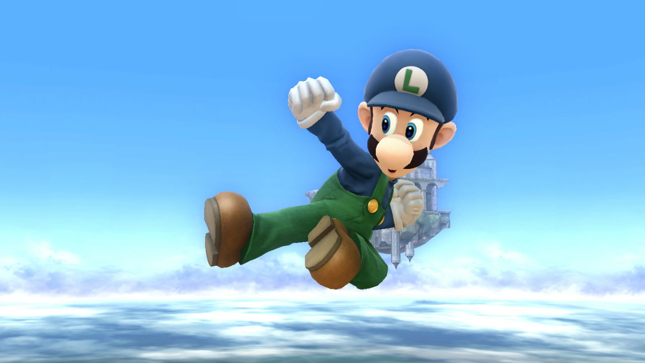 Blue & Green Luigi [Super Smash Bros. (Wii U)] [Mods]