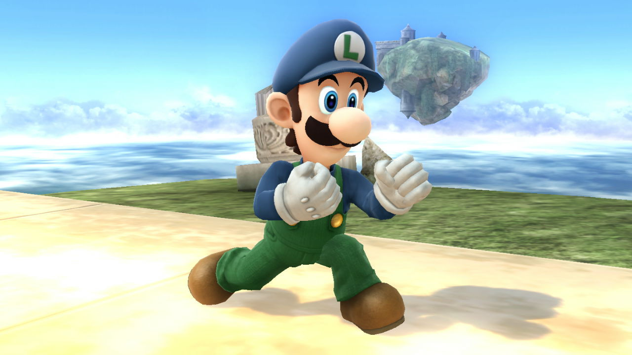 Blue & Green Luigi [Super Smash Bros. (Wii U)] [Mods]