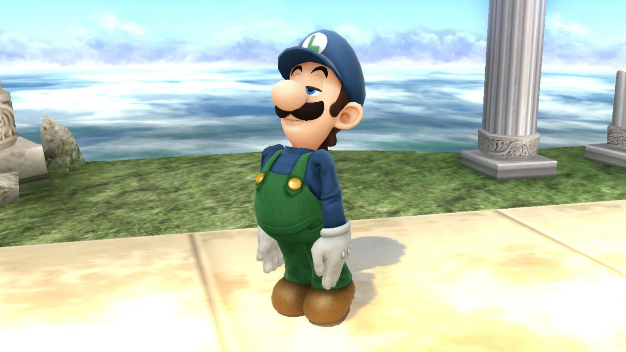 Blue & Green Luigi [Super Smash Bros. (Wii U)] [Mods]