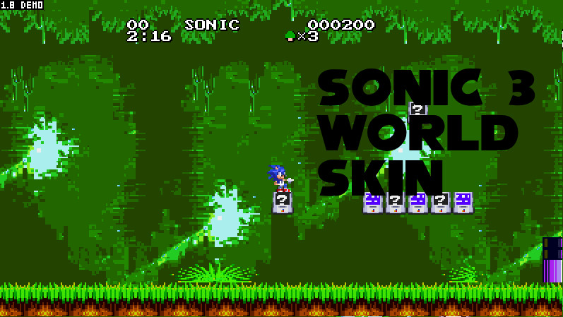 Sonic 3 world skin [Sonic Boll] [Mods]