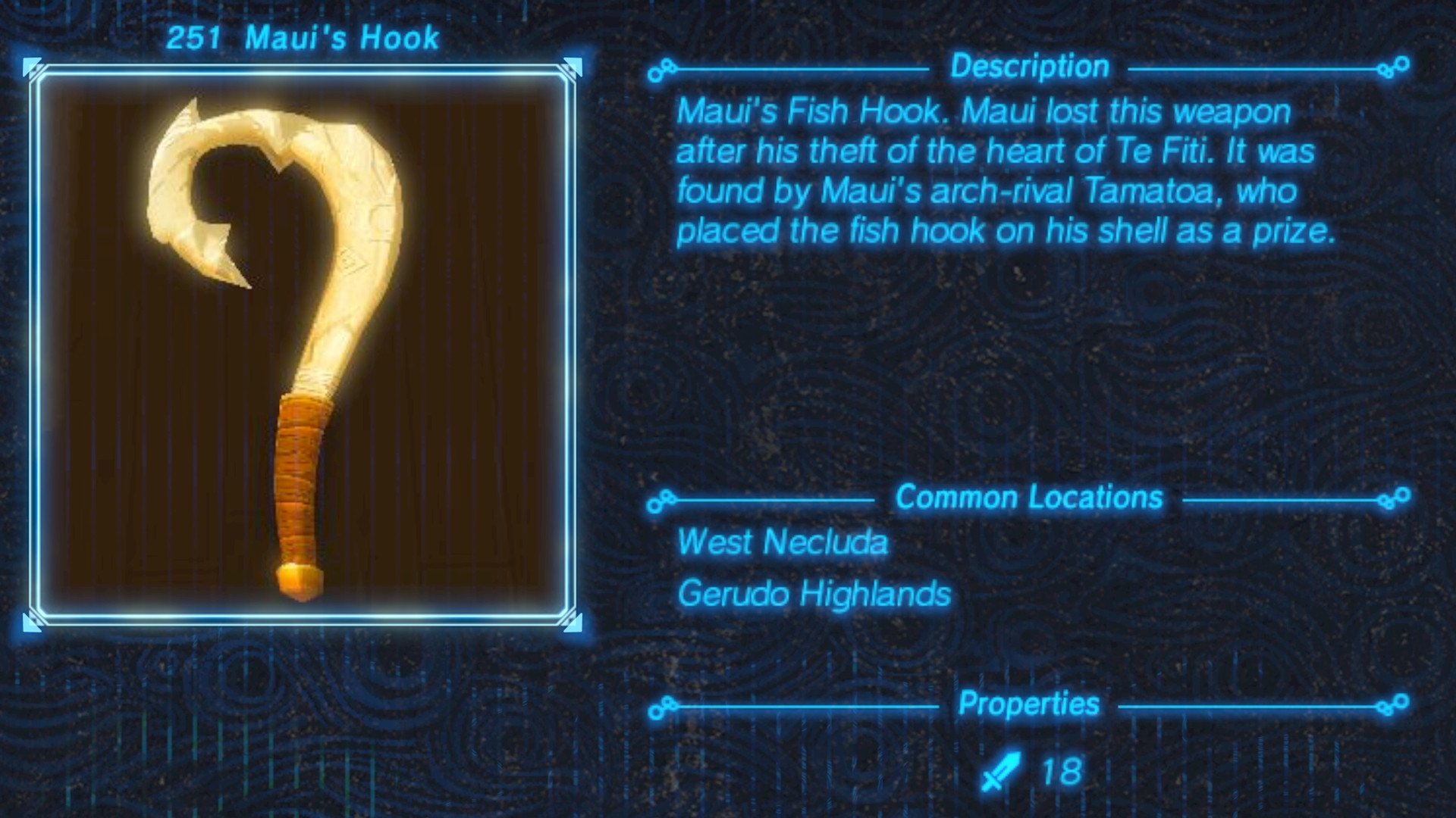 Maui's Hook Mod for The Legend of Zelda: Breath of the Wild (WiiU ...