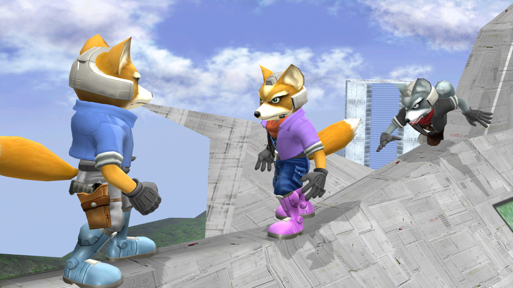 Smash 3C Melee Fox [Super Smash Bros. Brawl] [Mods]