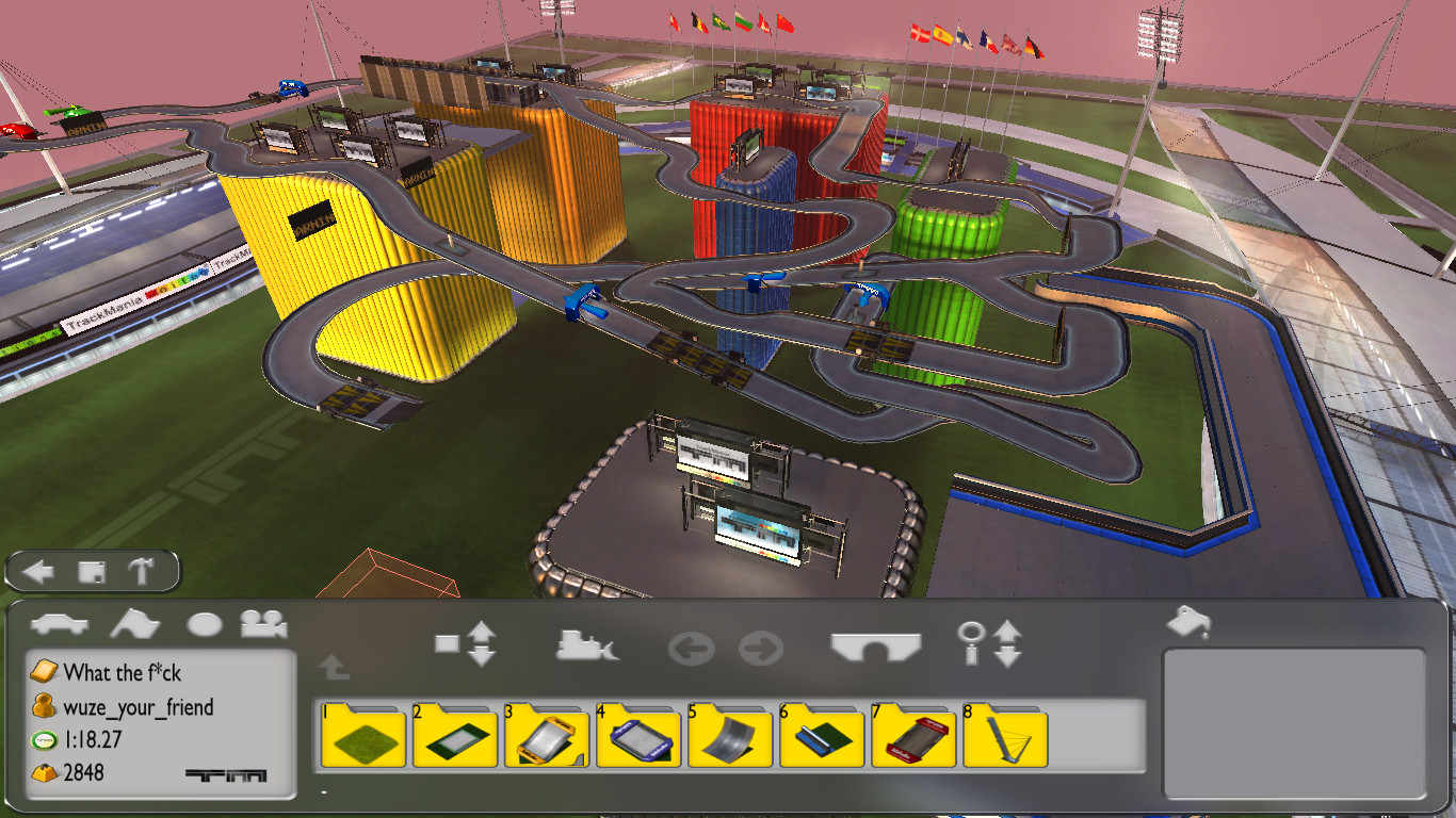 What the f*ck [Trackmania Nations Forever] [Mods]