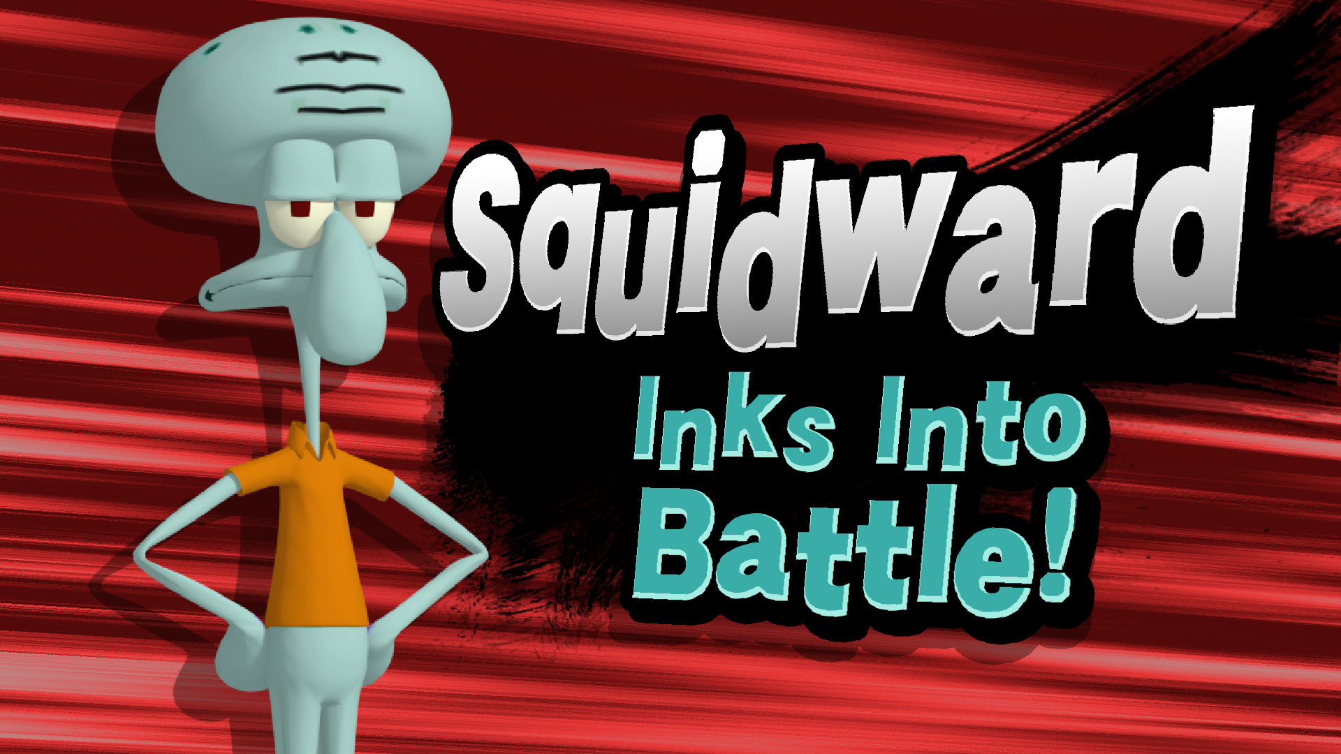 Squidward Inks Into Battle! Mod for Super Smash Bros. (Wii U) | SSB4U Mods