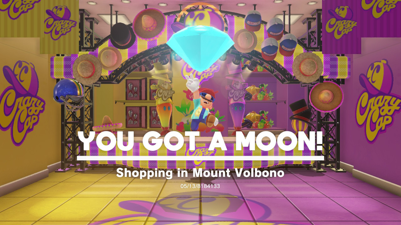 Chaos Emerald over Moon Mod for Super Mario Odyssey | SMO Mods