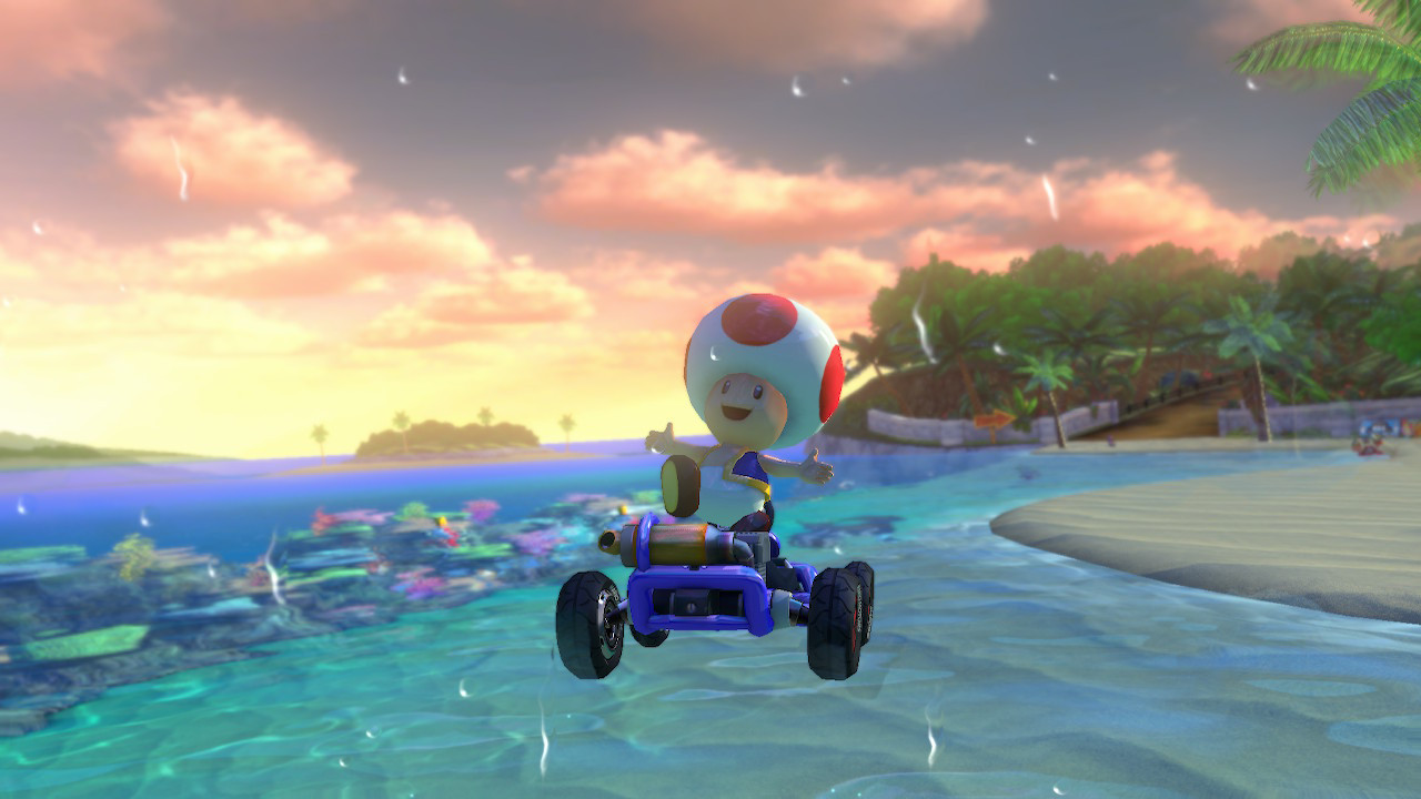 Sunset Beach Mod for Mario Kart 8 Deluxe | MK8D Mods