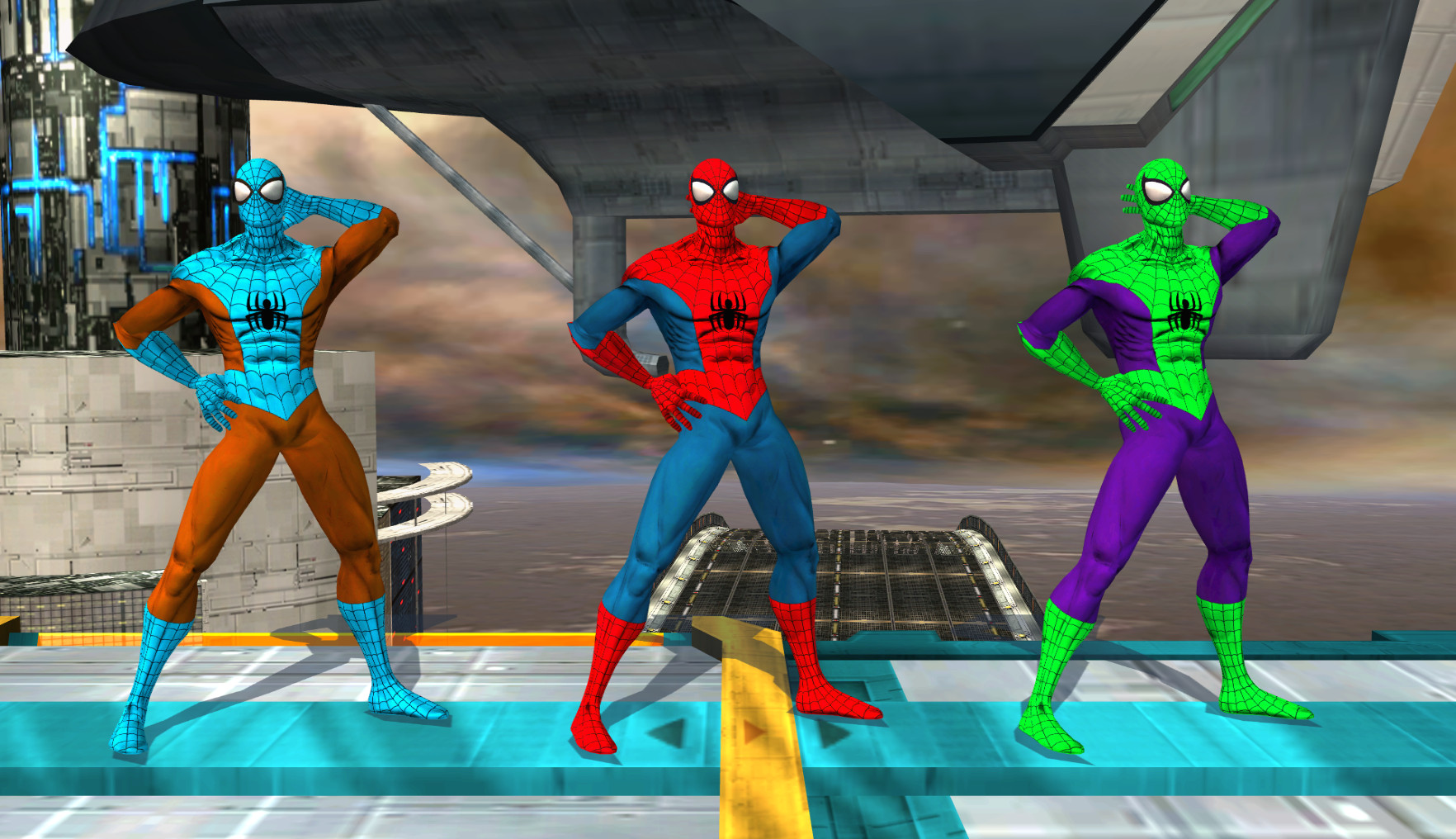 Spiderman + Recolors Mod for Super Smash Bros. Brawl | Brawl Mods