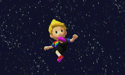 Rainbow Lucas [Super Smash Bros. (3DS)] [Mods]