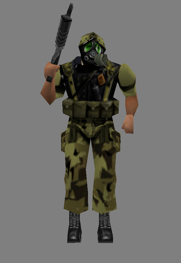 Olive Human Grunt Mod for Half-Life | HL Mods