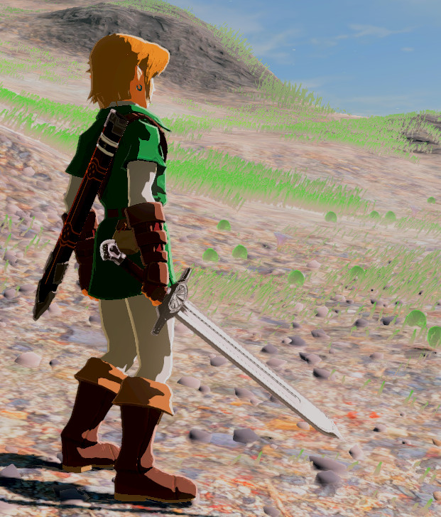 Ordon Sword Mod for The Legend of Zelda: Breath of the Wild (WiiU ...