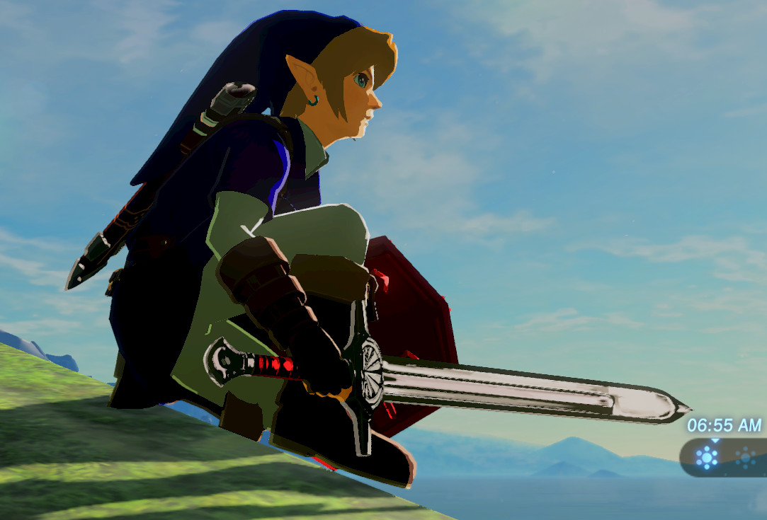 Ordon Sword Mod for The Legend of Zelda: Breath of the Wild (WiiU ...