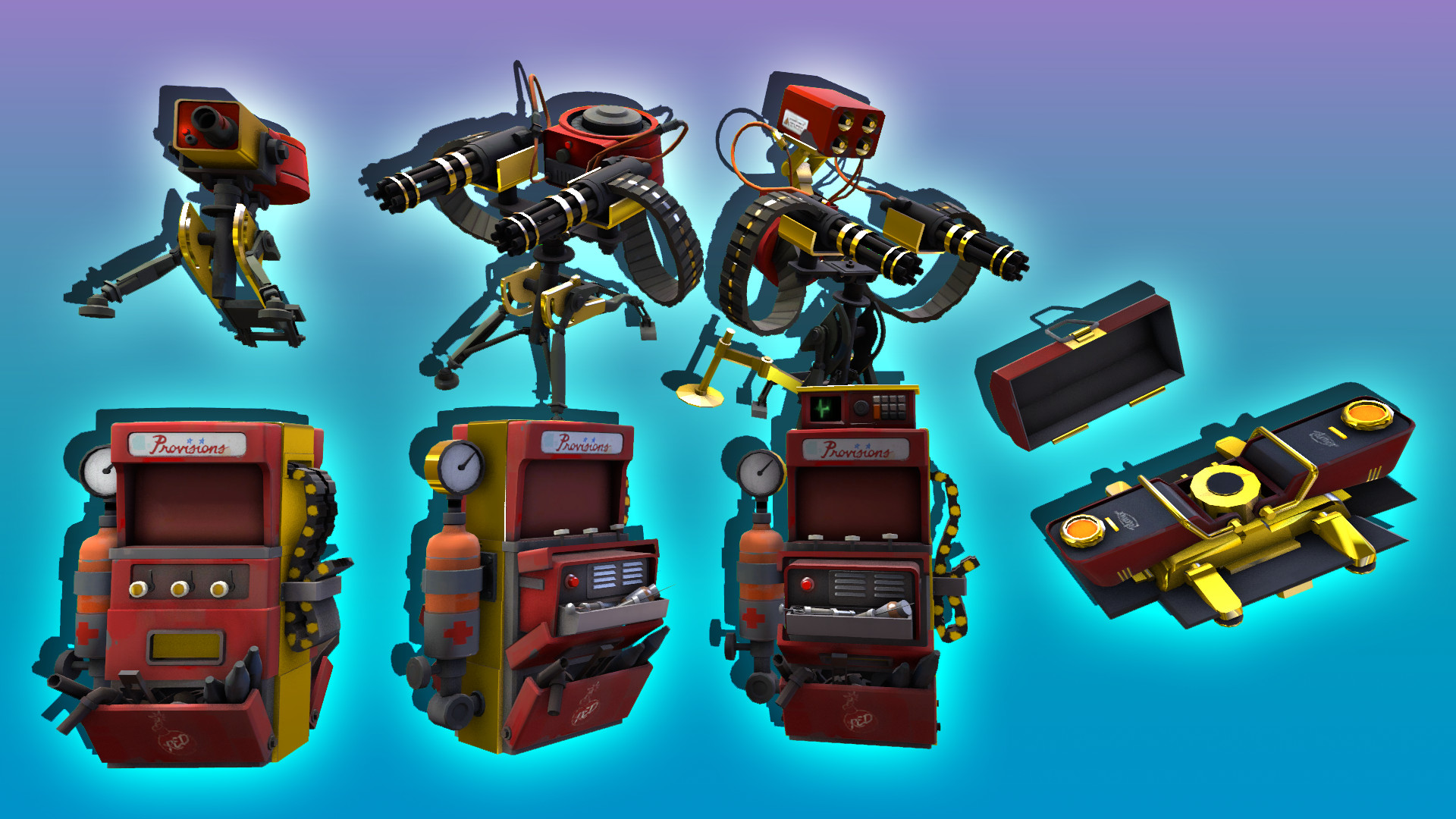 Australium Gold Buildings Mod for Team Fortress 2 | TF2 Mods