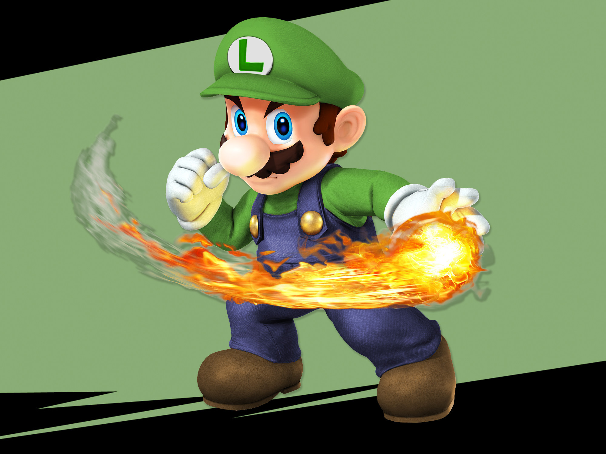 Mario with Luigi suit Mod for Super Smash Bros. (3DS) | SSB3DS Mods
