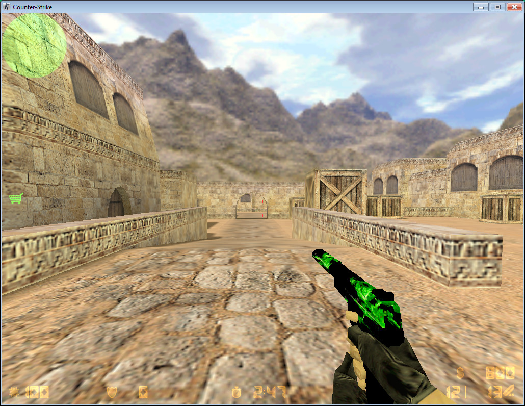 USP Of Green Fire Mod for Counter-Strike 1.6 | CS1.6 Mods