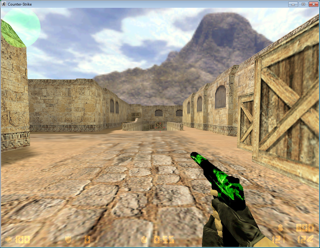 USP Of Green Fire Mod for Counter-Strike 1.6 | CS1.6 Mods