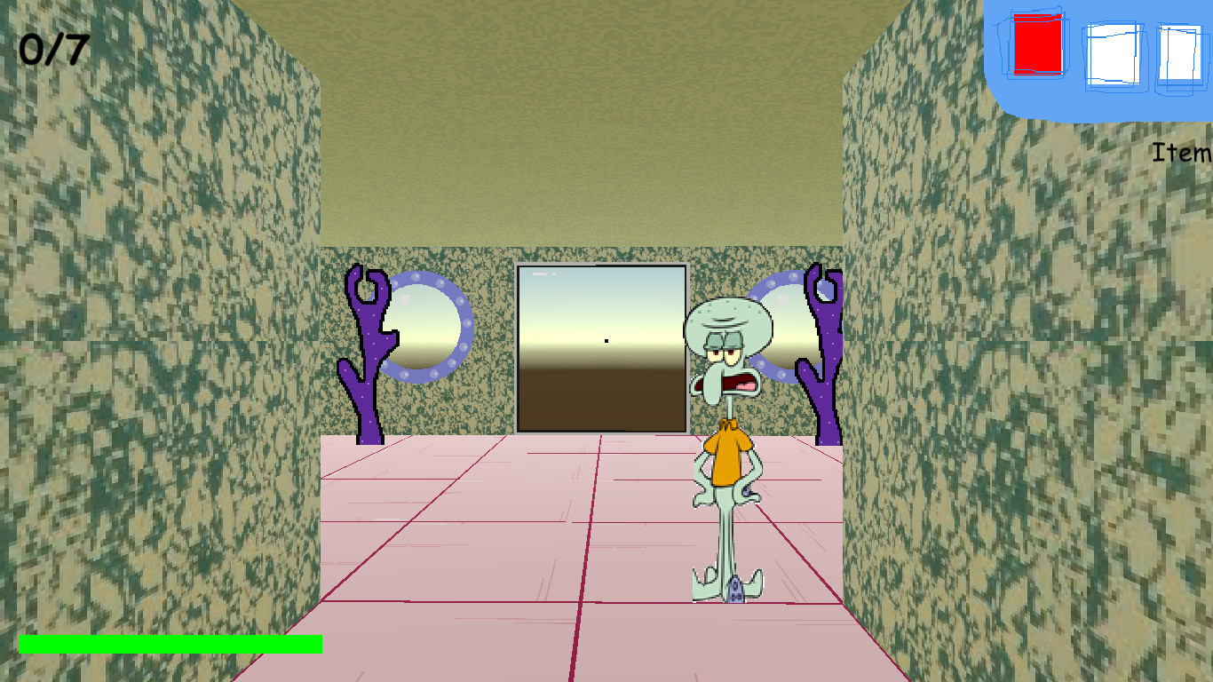 Squidward Tentacles Clarinete Academy Mod for Baldi's Basics | Baldi Mods