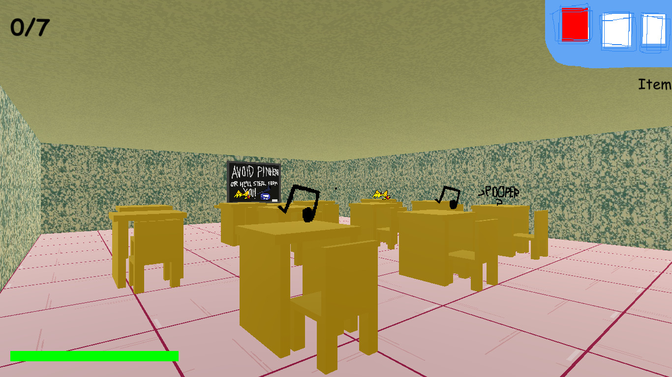 Squidward Tentacles Clarinete Academy Mod for Baldi's Basics | Baldi Mods