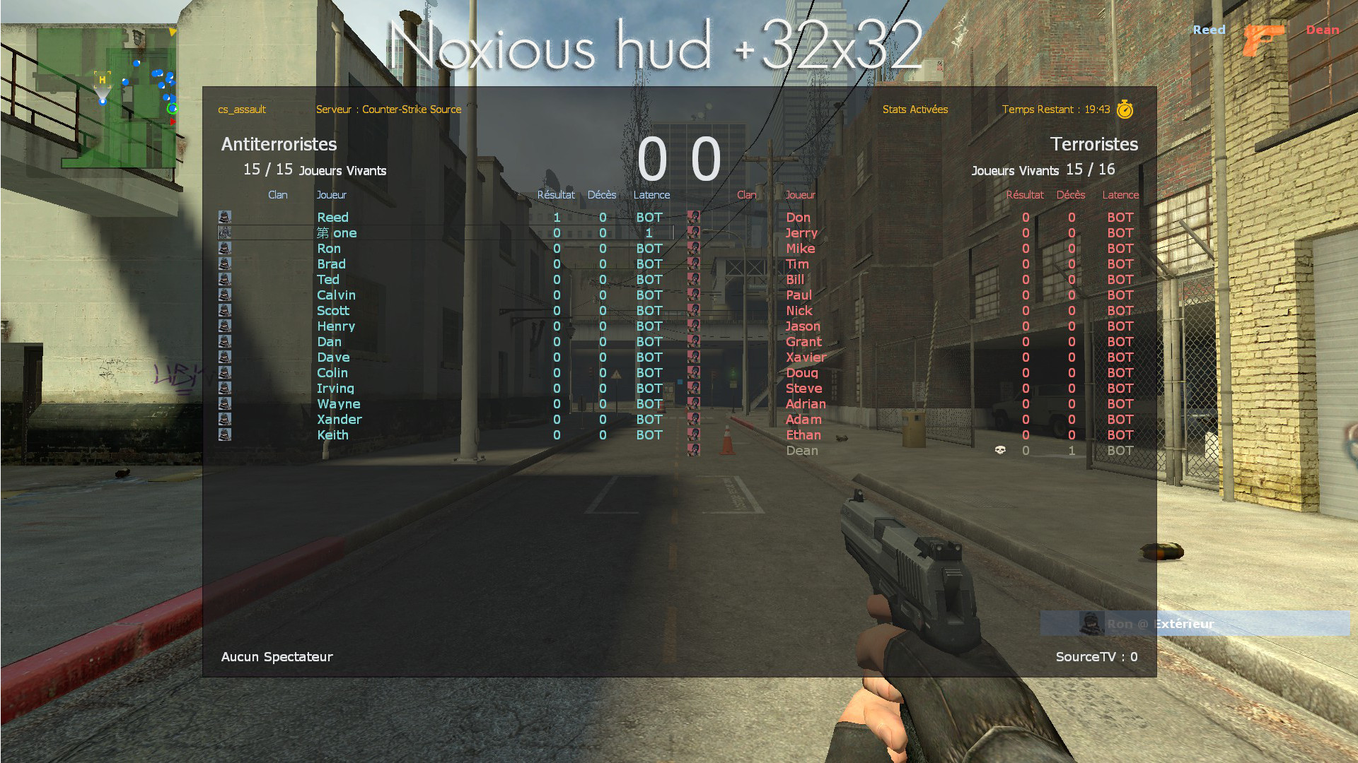 Scoreboard 32x32 Players Mod for Counter-Strike: Source | CS:S Mods
