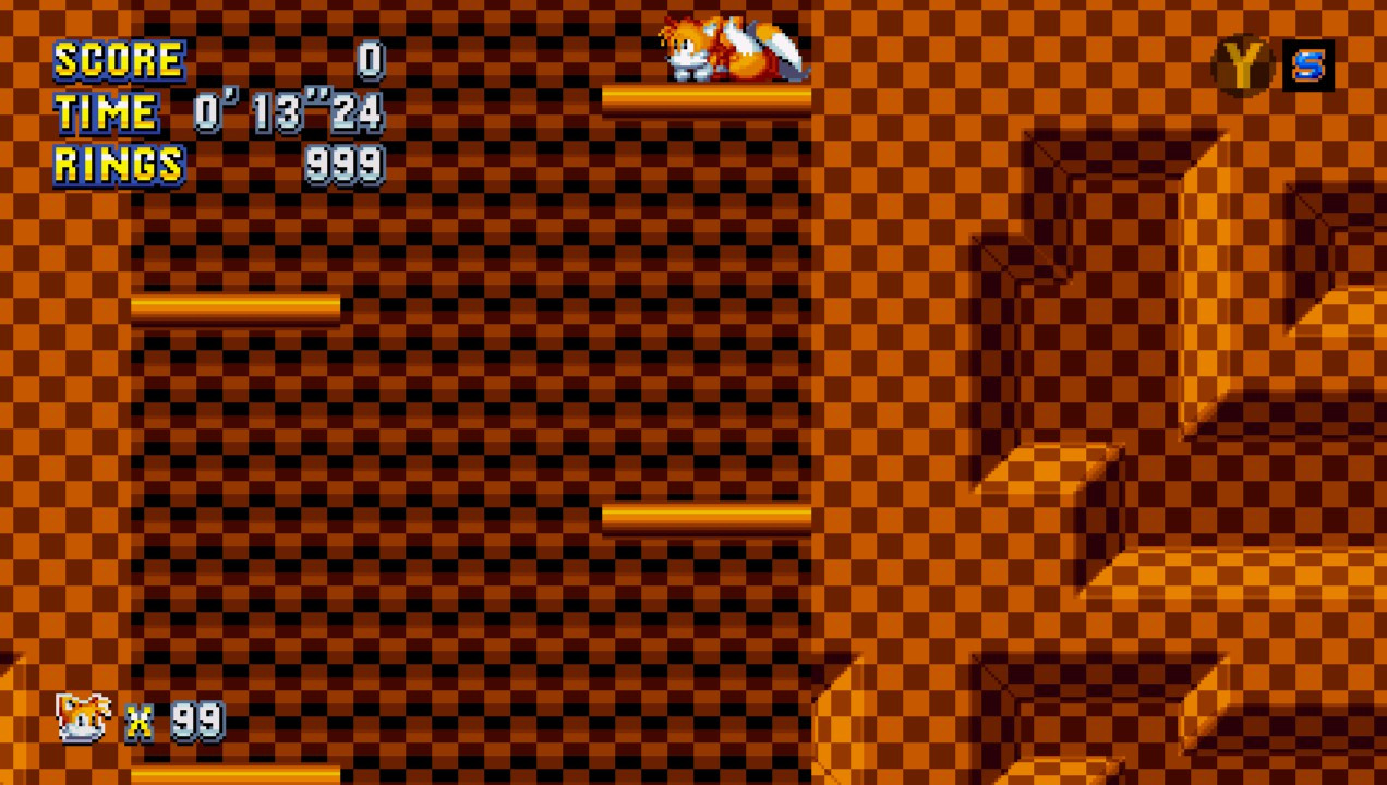 Knuckles's Green hill + Sonic's Green hill [Sonic Mania] [Mods]