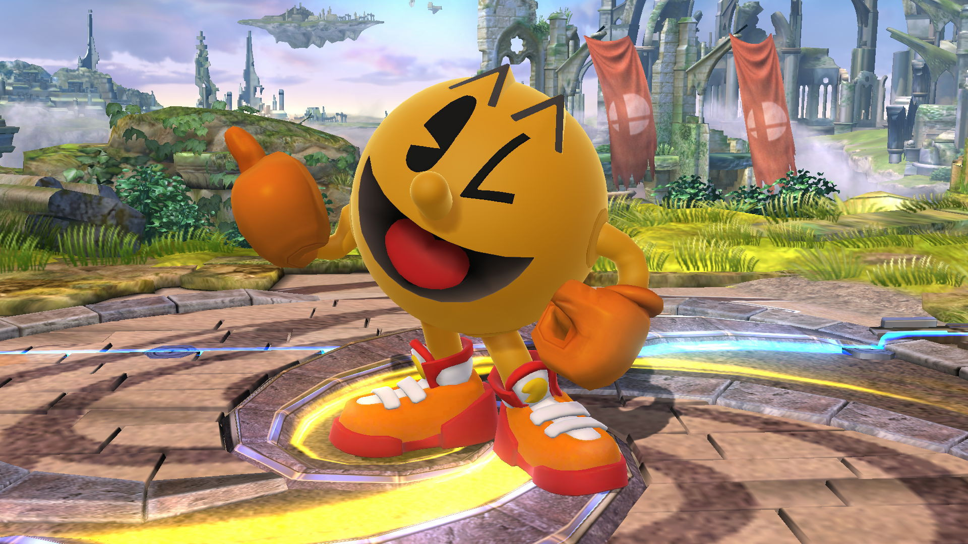 Pac-Man Modern Shoes Mod for Super Smash Bros. (Wii U) | SSB4U Mods