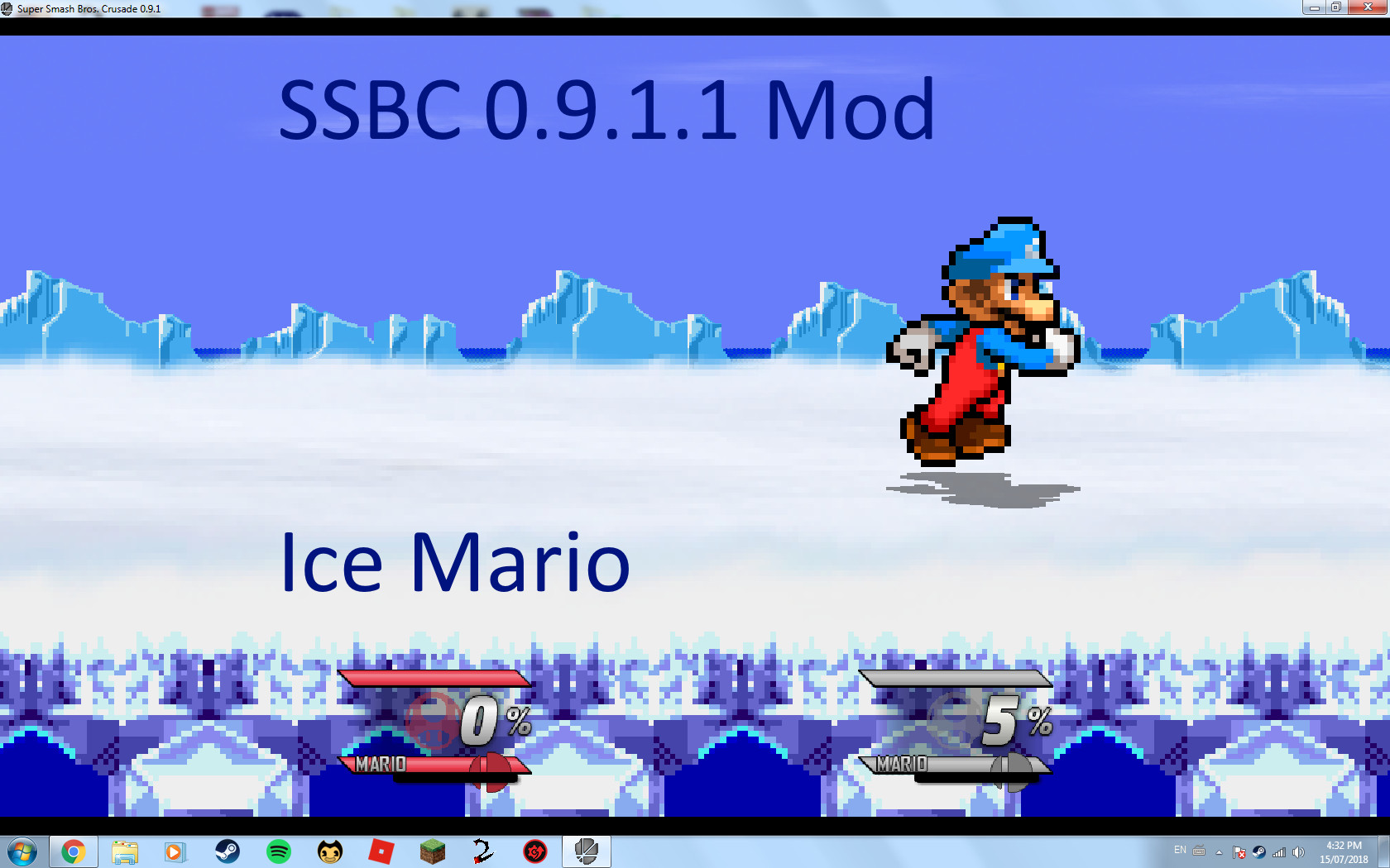 SSBC Ice Mario Mod (Works on 0.9.2) Mod for Super Smash Bros. Crusade ...