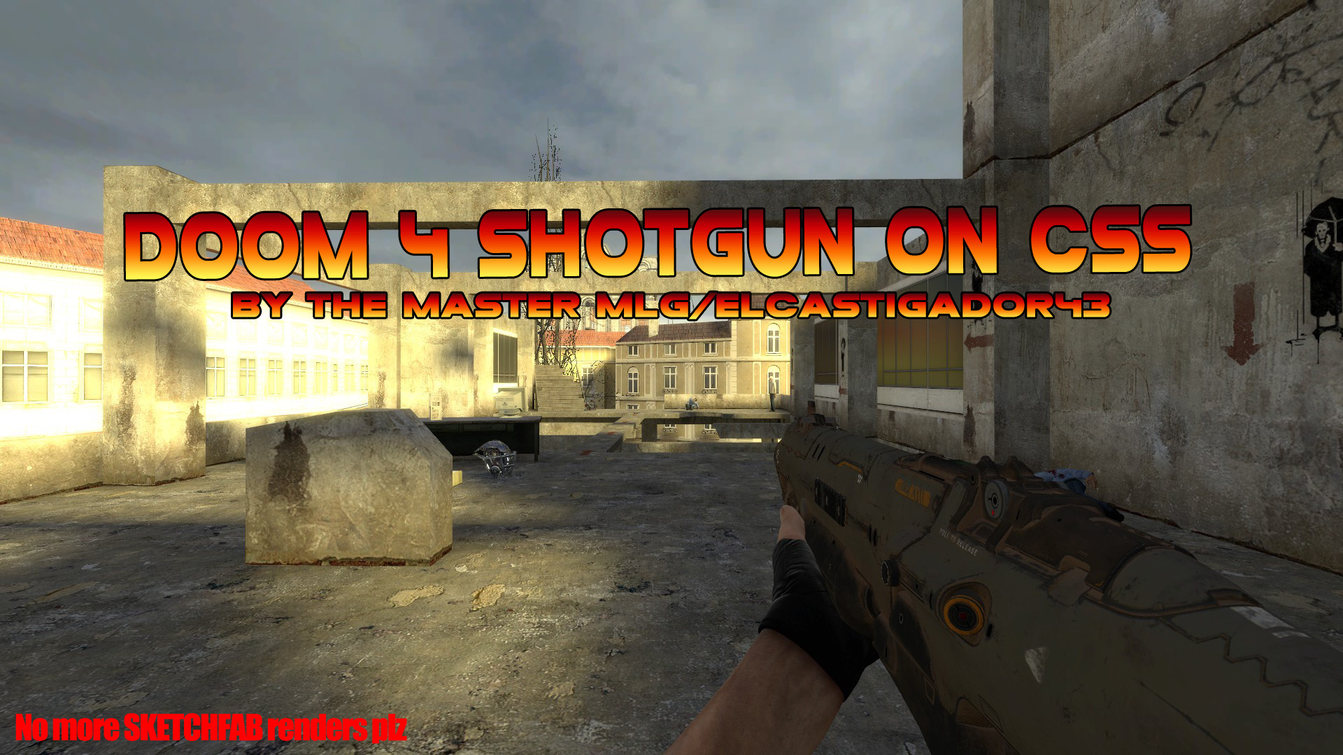 Doom 4 Shotgun On CSS Mod for Counter-Strike: Source | CS:S Mods