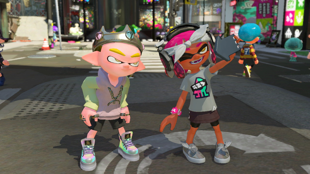 Pearl Eyelid on Inkling Boy [Splatoon 2] [Mods]