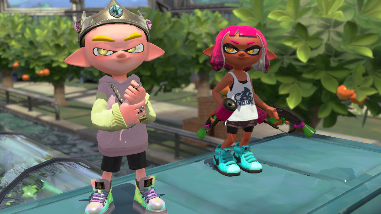 Pearl Eyelid on Inkling Boy [Splatoon 2] [Mods]