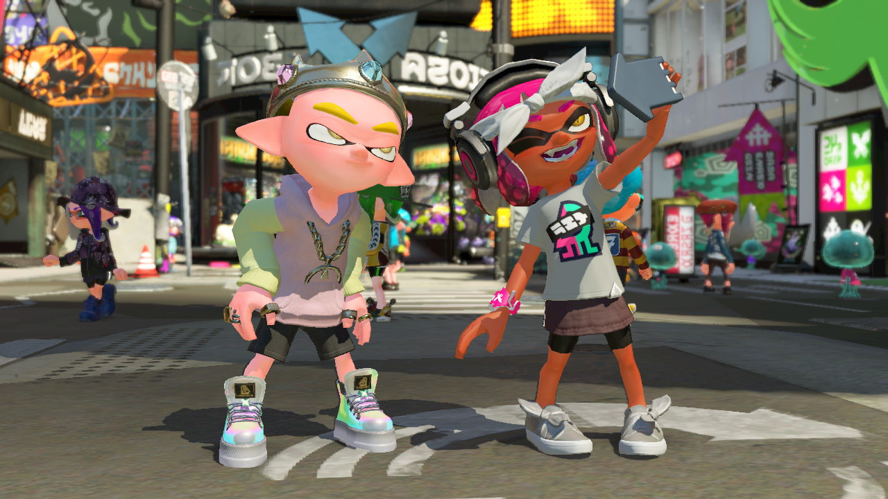 Pearl Eyelid on Inkling Boy [Splatoon 2] [Mods]