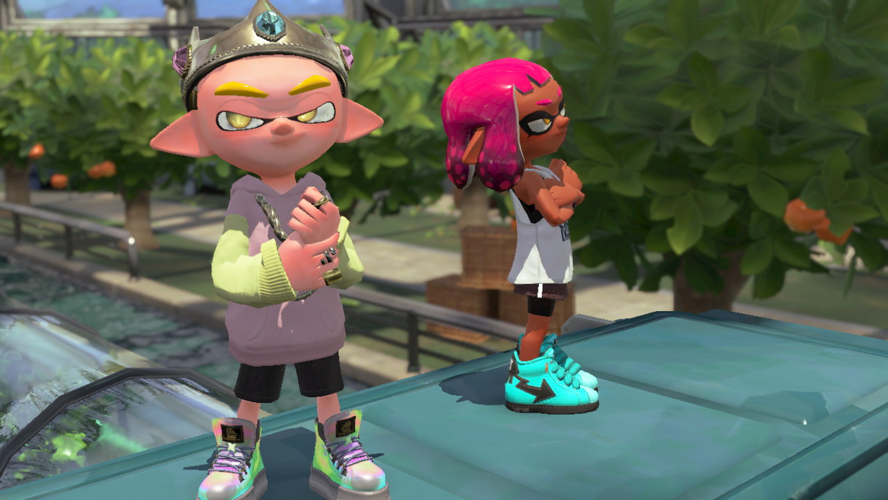 Pearl Eyelid on Inkling Boy [Splatoon 2] [Mods]