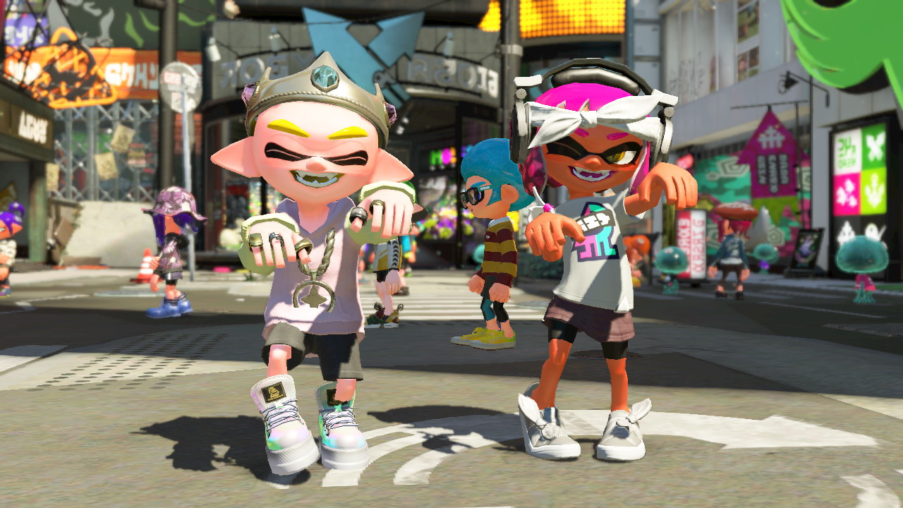 Pearl Eyelid on Inkling Boy [Splatoon 2] [Mods]