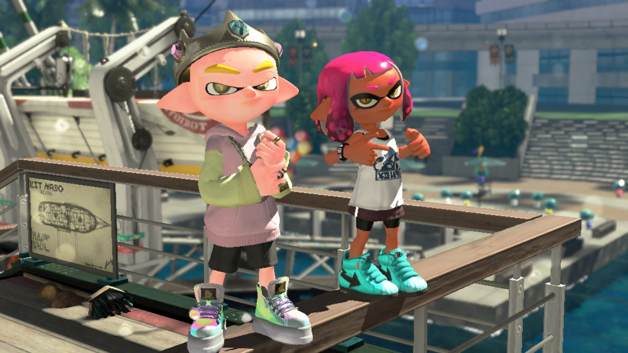 Pearl Eyelid on Inkling Boy [Splatoon 2] [Mods]