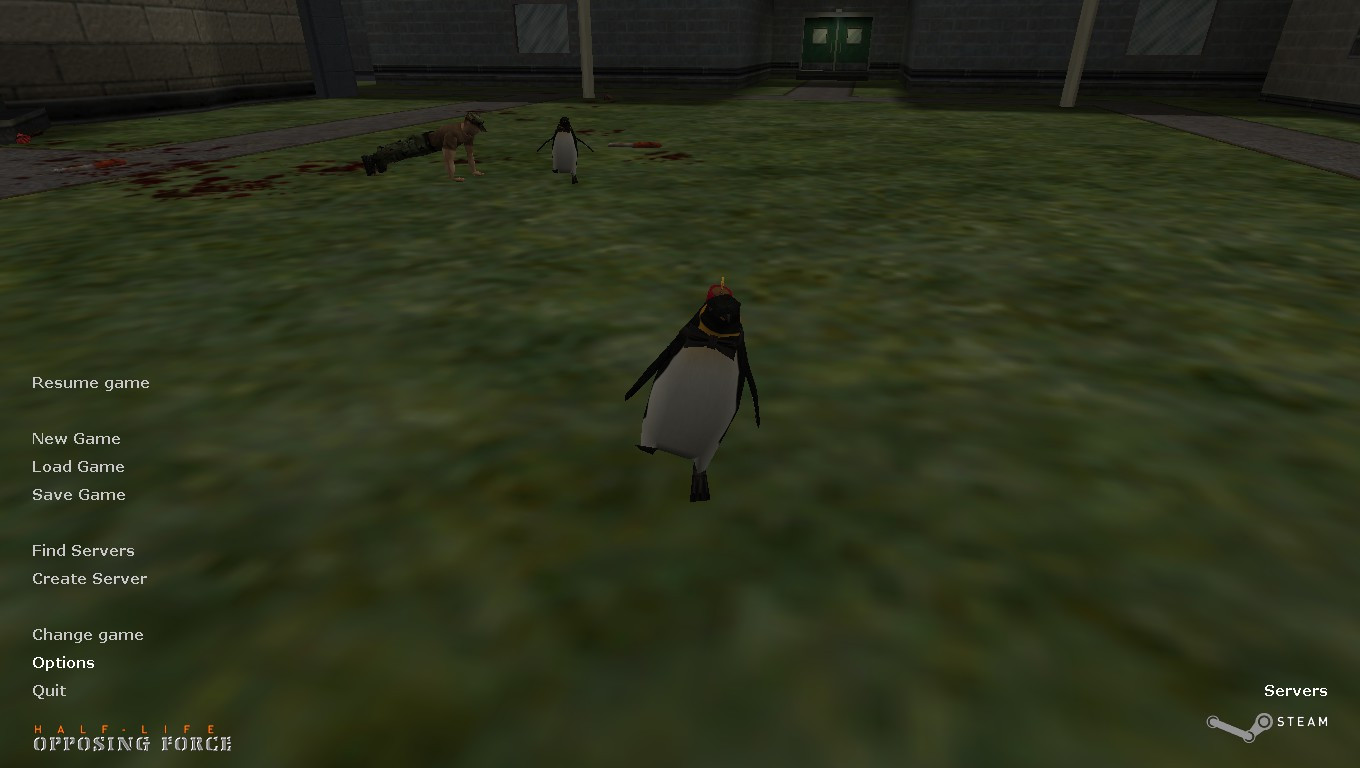 Default Penguin Retexture Mod for Half-Life: Opposing Force | HL:OF Mods