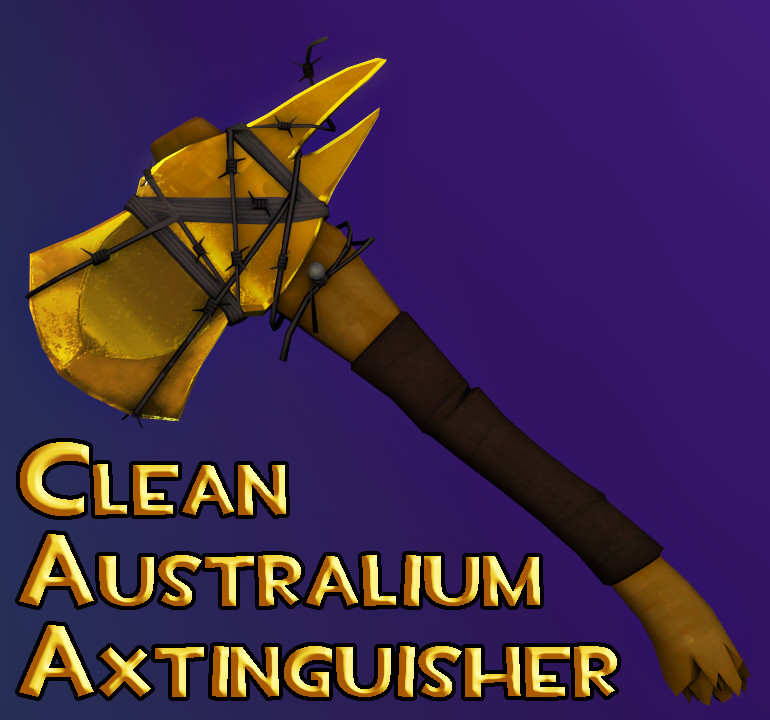 Clean Australium Axtingisher [Team Fortress 2] [Mods]